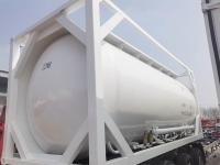 China Cement Powder Bulk Transport Tank Container LSXC China 25 Cubic Meter 0.2MPa for sale