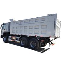China HW76 6x4 2nd Hand Tipper 371hp Heavy Duty Tipper Trucks 40T for sale