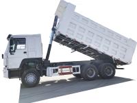 China White 24V Used Dump Trucks 6x4 371hp Howo 12 Wheeler DOT for sale