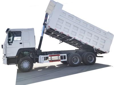China White 24V Used Dump Trucks 6x4 371hp Howo 12 Wheeler DOT for sale