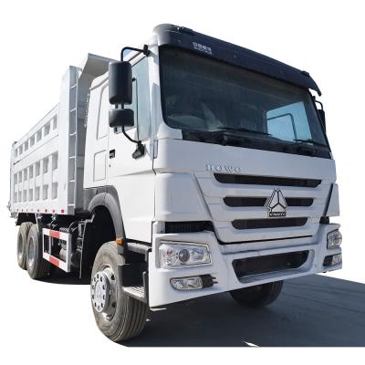 China HW76 6x4 2nd Hand Tipper 371hp Heavy Duty Tipper Trucks 40T for sale