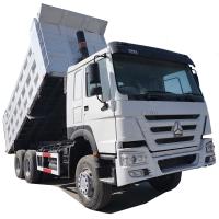 China White 24V Used Dump Trucks 6x4 371hp Howo 12 Wheeler DOT for sale
