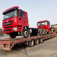 China 600L Howo Tractor Head 180kw Shacman H3000 Tractor Head Red for sale