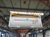 China Q345D 40 Ft ISO Tank Container 22 Tons CCS ISO Fuel Container For Trichloroethane for sale