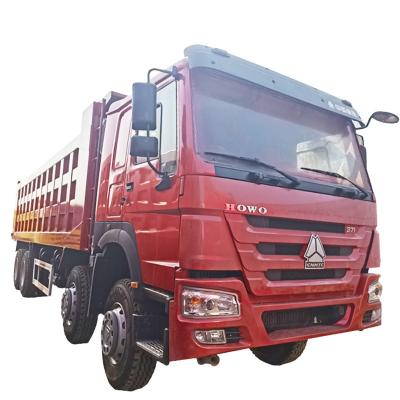China 28 CBM Howo 8x4 Dump Truck Second Hand  380HP 40-50T Mining for sale