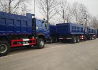 China Blue DOT Howo Dump Truck 371 30-40T Dump Tipper  Low Fuel for sale