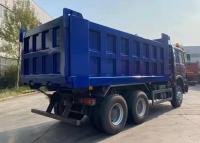 China Blue DOT Howo Dump Truck 371 30-40T Dump Tipper  Low Fuel for sale