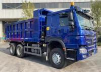 China Blue DOT Howo Dump Truck 371 30-40T Dump Tipper  Low Fuel for sale