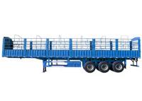 China Blue 11.00r20 12 Wheel Truck Fence Q345 Side Wall Trailer Fast for sale
