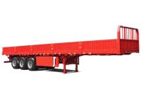 China 30-80T Flatbed Side Walls FUWA  Trailer With Side Walls for sale