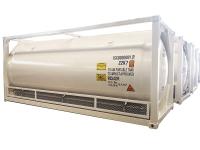 China CSC Cryogenic Oxygen Tanks CNG T75 Tank Container For Lo2 Ln2 CO2 for sale