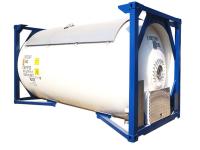 China 24500L Liquid Oxygen ISO Container CSC 40ft Tank Container  60m3 for sale