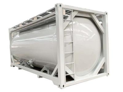 China 52CBM ISO Bulk Liquid Container 20 Feet Tank Container Transport For Coal Plaster for sale