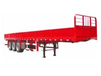 China 30-80T Flatbed Side Walls FUWA  Trailer With Side Walls for sale