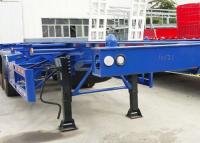 China Q345B Skeleton Container Semi Trailer 40000kg Truck Trailer Chassis for sale