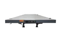 China BPW 3 Axle Flatbed Semi Trailer 16000mm 20 Foot  Trailer for sale