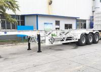 China 20FT Skeleton Container Semi Trailer 60T Tank Container Chassis CE for sale