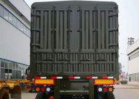 China Army Green CE Stake Semi Trailer 60T Livestock Transport  For Bulk Cargo for sale