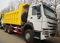 China 500L Double Axle Tipper Truck 420hp Howo 380 Dump Air Suspension for sale