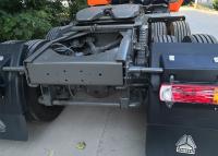 China Red 6x4 41T Truck Tractor Head  420Hp Howo N7 Tractor Left Hand for sale