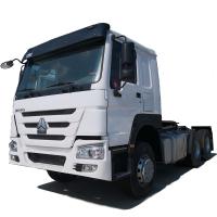 China HW76 Used Howo 371 Tractor Head 6800mm 10 Wheel  6x4 Tractor Head for sale