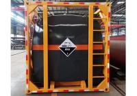 China LR 6m Liquid Tank Container 0.09Mpa 33% Sulfuric Acid Bulk Storage Tank for sale