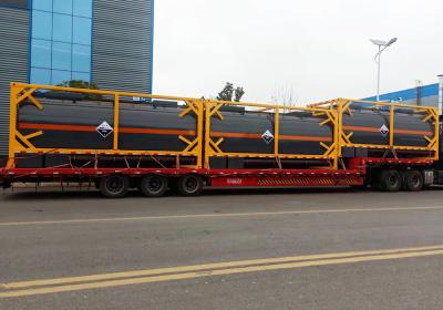 China 26CBM 20 Foot Tank Container ISO9001 Hydrochloric Acid ISO Tank Transport for sale