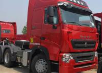 China Red T7H Truck Tractor Head 450hp Howo A7 Tractor Head 10 Wheels for sale