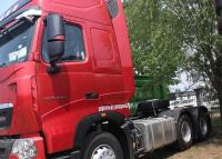 China Red T7H Truck Tractor Head 450hp Howo A7 Tractor Head 10 Wheels for sale