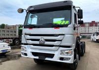 China White D12 Second Hand Tractor Head 6x4 420Hp 10 Wheels Tractor Trailer for sale