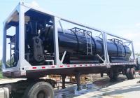 China 2200rpm 20 Ft ISO Tank Container 36 Cub Carbon Steel Container Vacuum Transport for sale