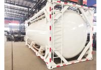 China 20FT Bulk Tank Container 22CBM Cement Tank Container With Fluidization for sale