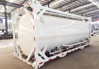 China 20FT Bulk Tank Container 22CBM Cement Tank Container With Fluidization for sale