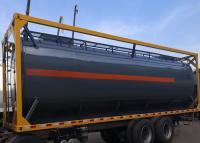China 45000 Liters ISO Tank 40 Ft Q235B Hydrochloric Acid Chemical Storage for sale