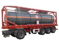 China CCS ISO Shipping Container Tanks 40FT Bulk Liquid Container For Fuel Oil Chemical for sale