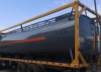 China 45000 Liters ISO Tank 40 Ft Q235B Hydrochloric Acid Chemical Storage for sale