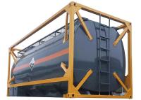 China Portable 6058mm Liquid Tank Container LR Chemical  Tank Container for sale