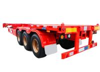China 30T-60T Skeleton Container Semi Trailer BPW Cargo Container Chassis for sale