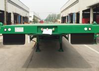 China Cargo Transport T700 40 Foot Flatbed Trailer 3 Axle Height 500mm for sale