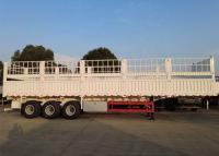 China 30-80T Cow Transport Trailer 2500mm Semi  Container Fence for sale