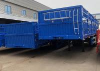 China Curb Weight 6.2T Stake Semi Trailer 12R22.5 Fence Cargo Trailer for sale