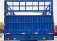 China Curb Weight 6.2T Stake Semi Trailer 12R22.5 Fence Cargo Trailer for sale