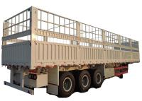 China 30-80T Cow Transport Trailer 2500mm Semi  Container Fence for sale