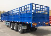 China Curb Weight 6.2T Stake Semi Trailer 12R22.5 Fence Cargo Trailer for sale