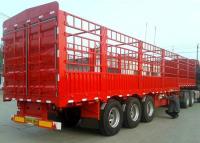 China SH800 Fence Semi Trailer 40T 24 Ft Livestock Trailer  DOT for sale