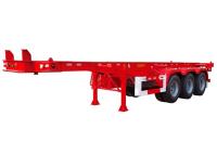 China 6.2T Skeleton Container Semi Trailer 6m Shipping Container Chassis for sale