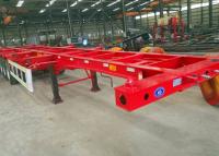 China 6.2T Skeleton Container Semi Trailer 6m Shipping Container Chassis for sale