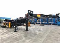 China White 4 Axle Intermodal Container Chassis JOST Fixed Skeletal Trailer for sale