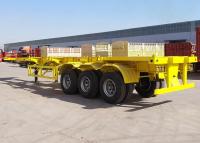 China 40 Foot Skeleton Container Semi Trailer 12m Skeletal Trailer CCC for sale