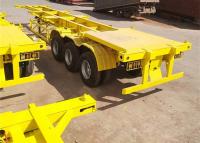 China 40 Foot Skeleton Container Semi Trailer 12m Skeletal Trailer CCC for sale